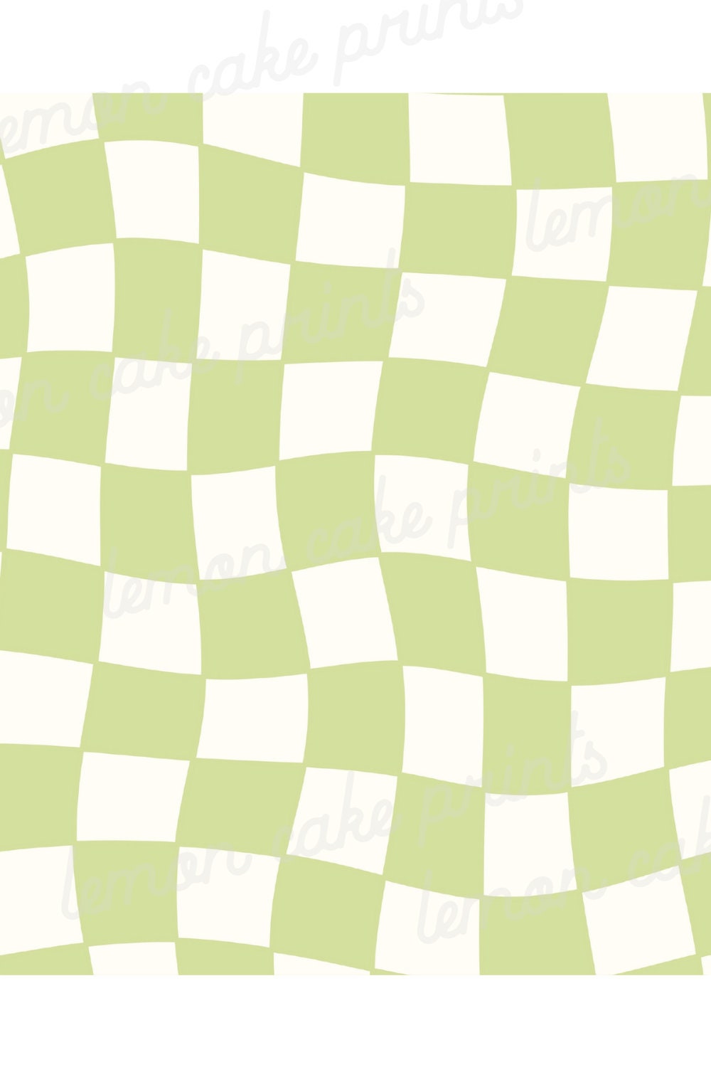 Light Green Checkered Print Wall Art Printable Trippy Art - Etsy