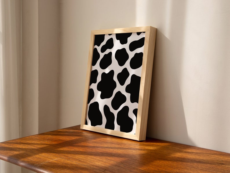 Cow Print Printable Art, Cowboy Wall Art, Wild West Print, Cow ...