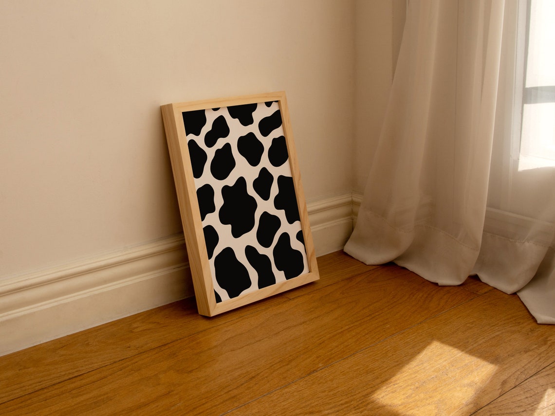 Cow Print Printable Art, Cowboy Wall Art, Wild West Print, Cow ...