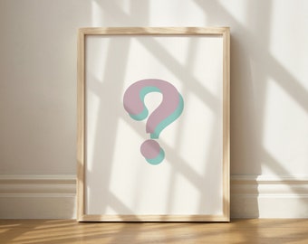 Question Mark Decor - Etsy