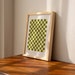 Olive Painted Checks Print, Quirky Wall Art, Trendy Poster, Printable ...