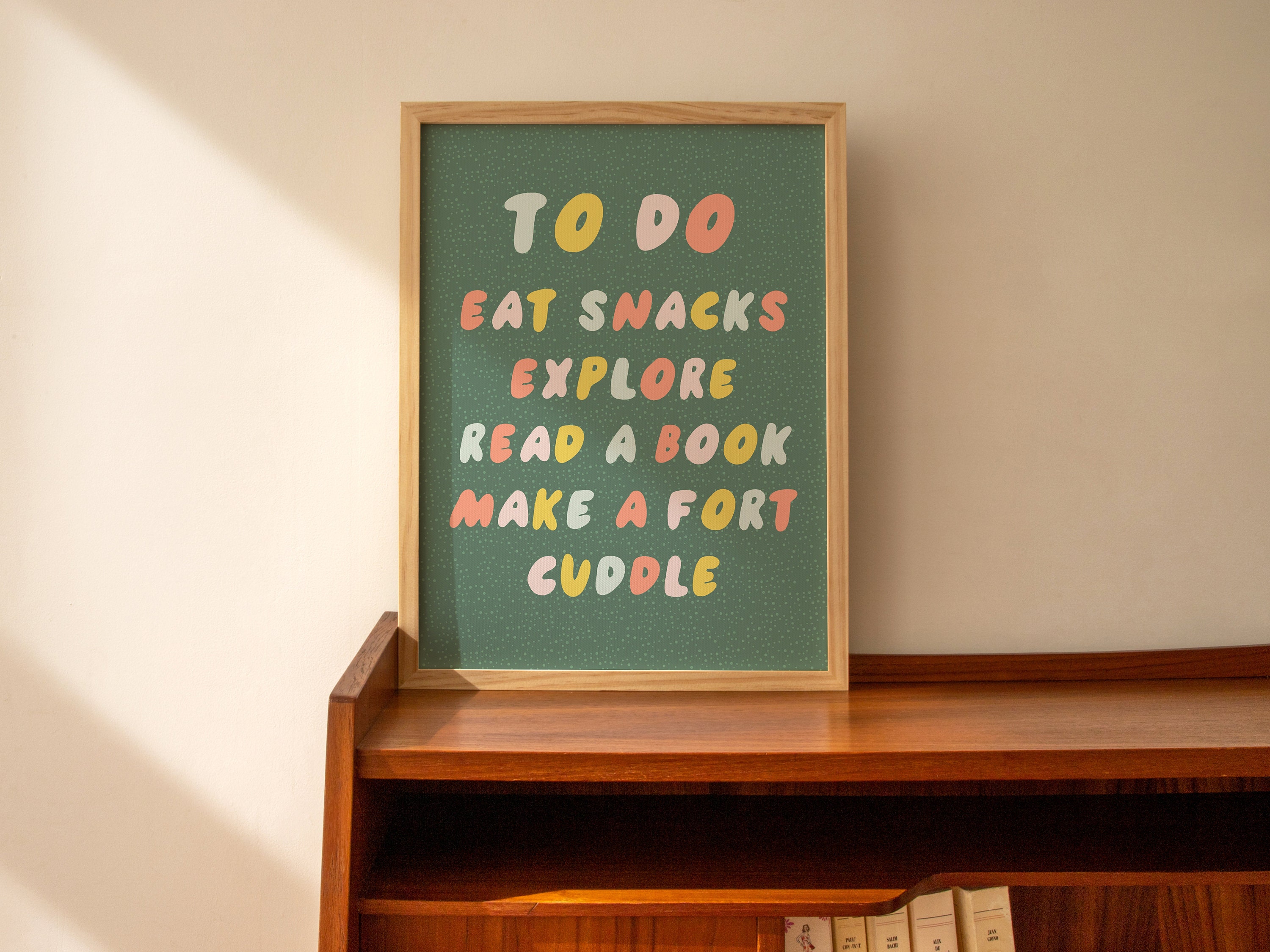 Kids to Do List Print Wall Art Printable Kids Room Decor - Etsy