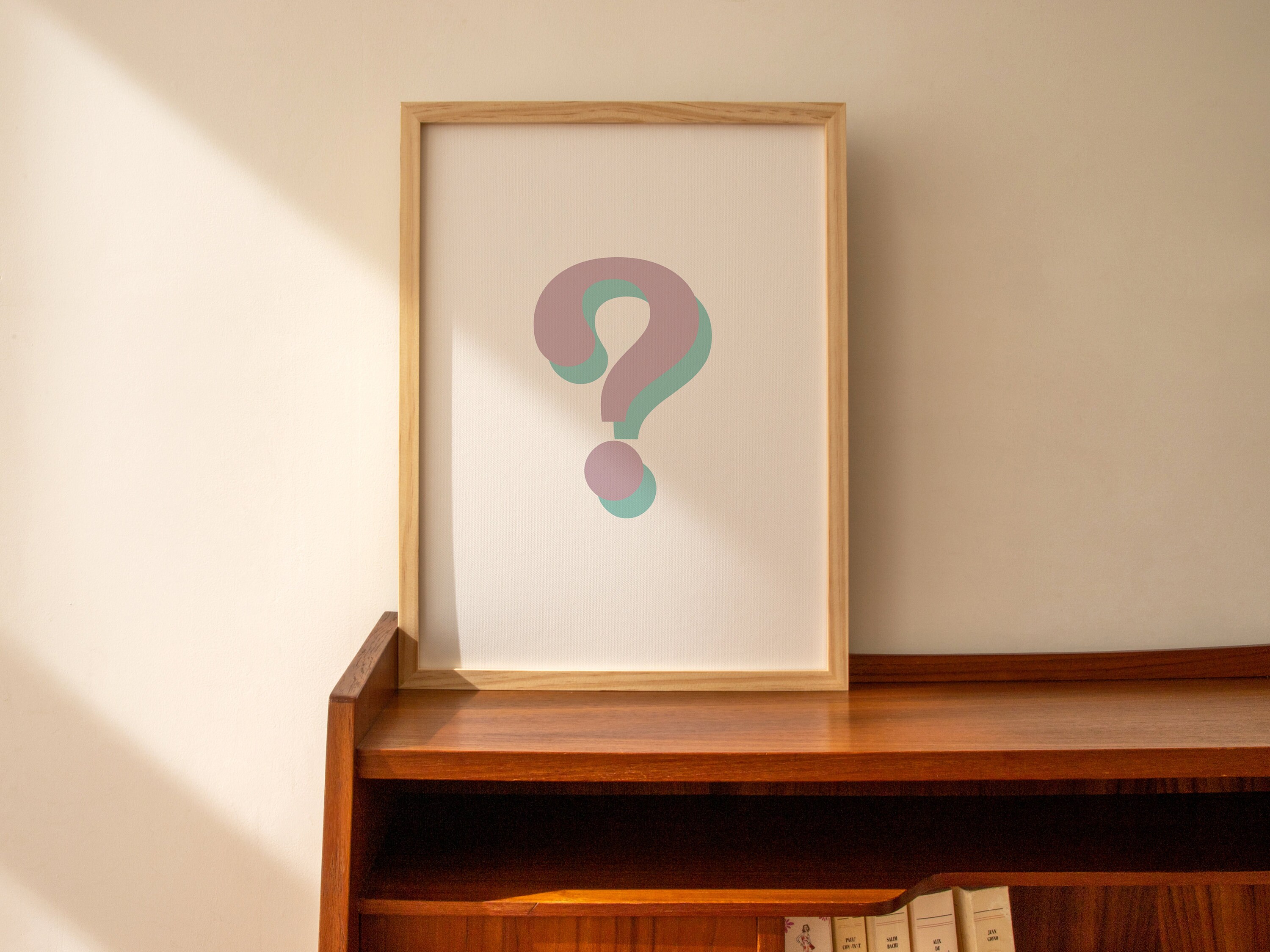 Question Mark Print Wall Art Printable Question Everything - Etsy