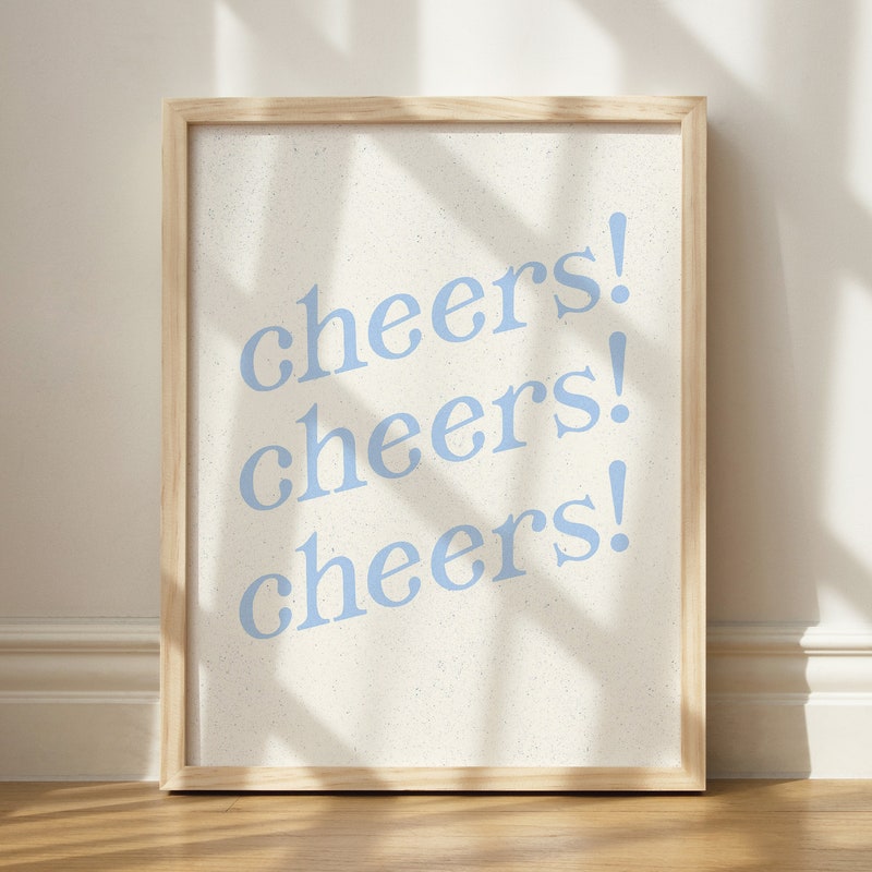 Cheers Sign - Etsy