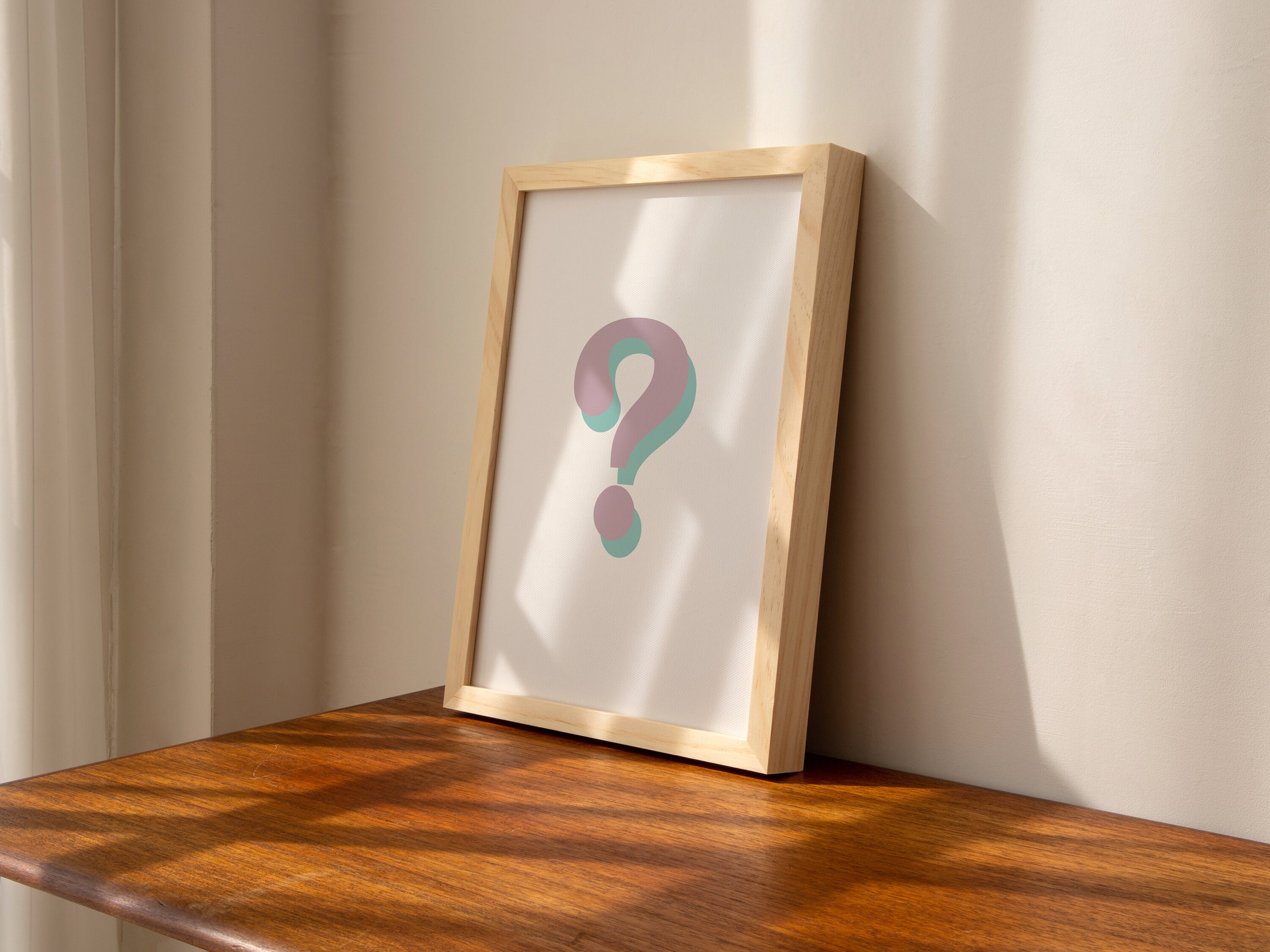 Question Mark Print Wall Art Printable Question Everything - Etsy