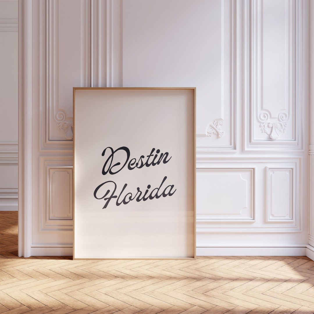 Destin Florida Print, Destin Aesthetic, Beach House Print, Beachy Decor ...