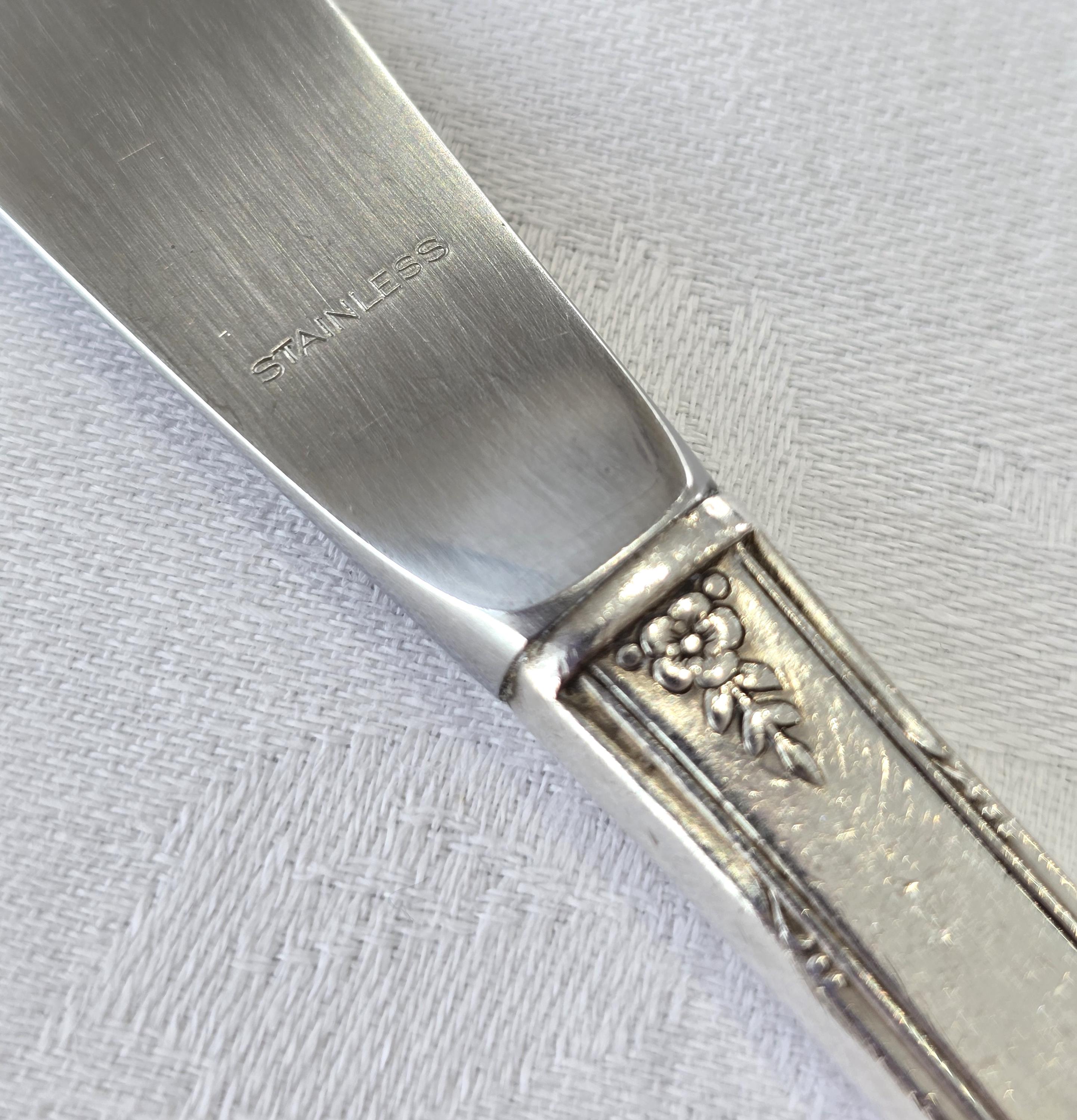 Oneida Community "milady" Silverplate Flatware Set - 1940s - 61 Pieces ...