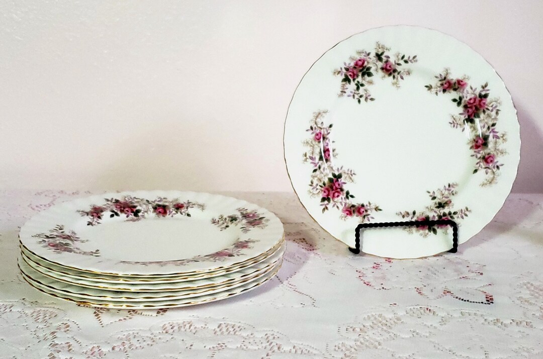 Royal Albert “lavender Rose” Bone China Dishes – ONE (1) SALAD PLATE 8 ...