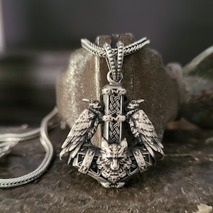 Thor Hammer Pendant for Men, 925k Sterling Silver Jewelry, the God of ...