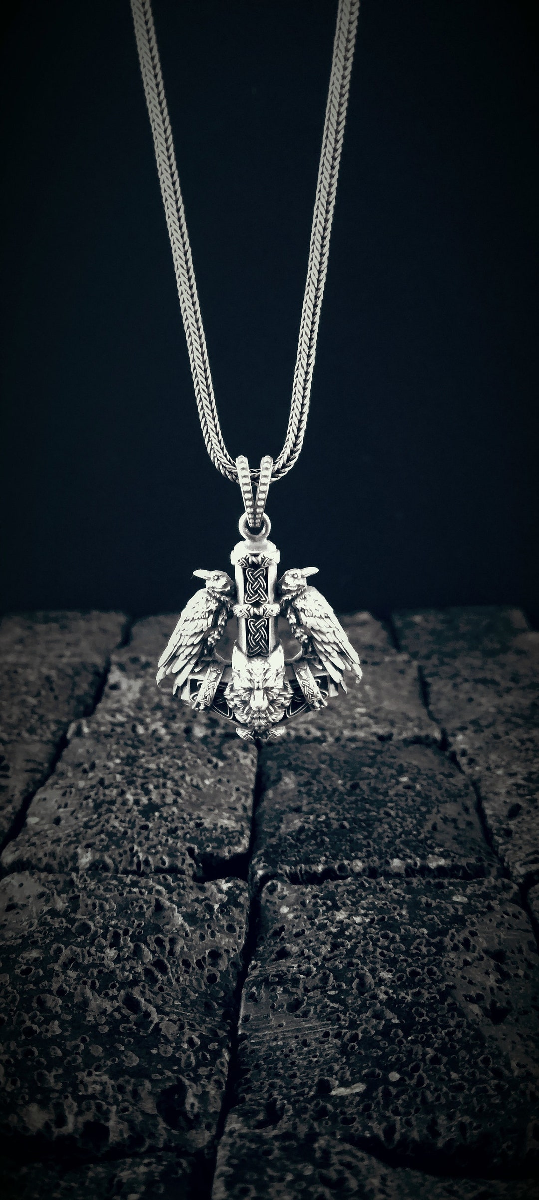 Thor Hammer Pendant for Men, 925k Sterling Silver Jewelry, the God of ...
