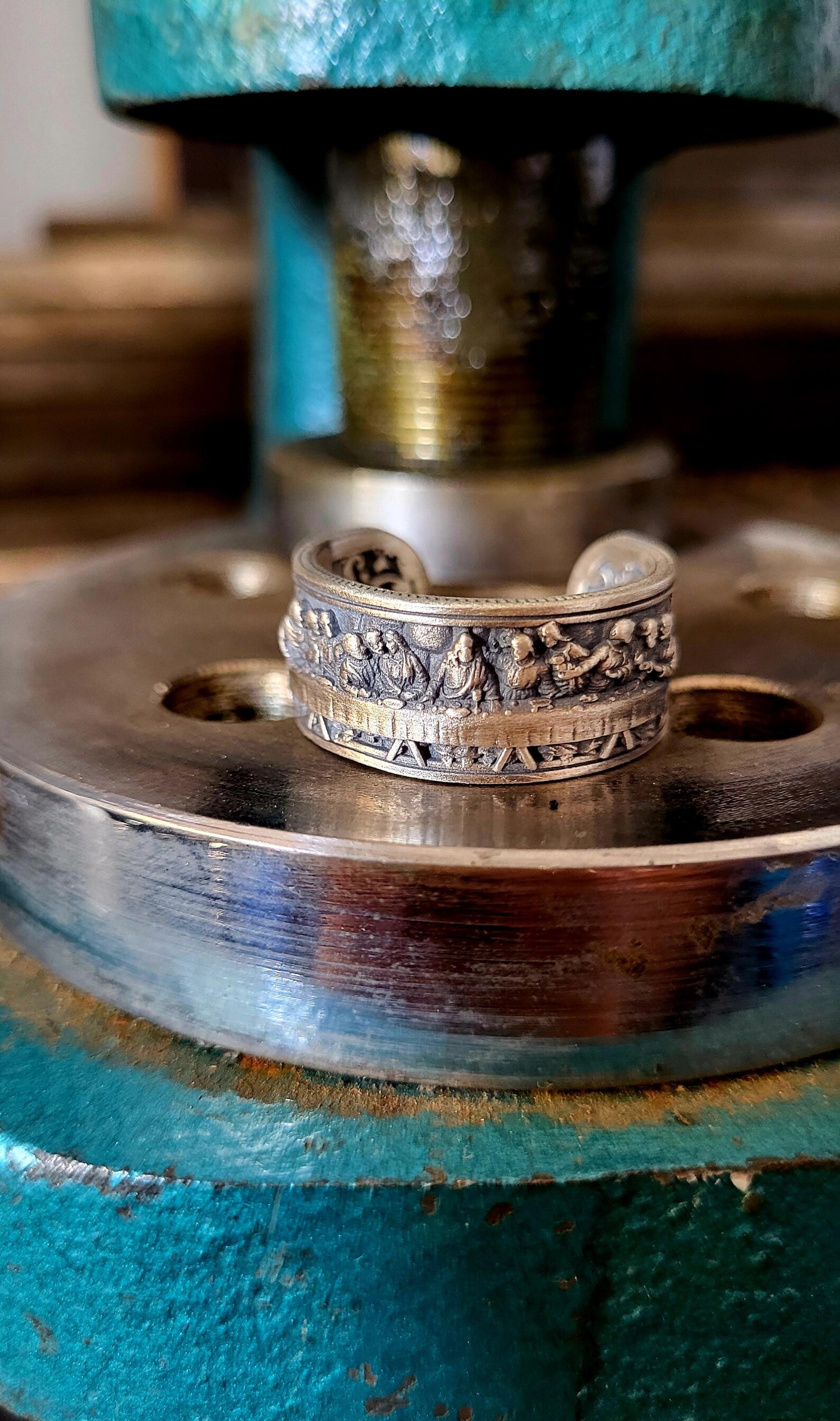The Last Supper Ring: 925 Sterling Silver Gothic Art Jewelry - Etsy