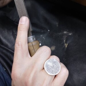 Ancient Ottoman Coin Ring | 925k Sterling Silver Ring | Handmade Ring ...