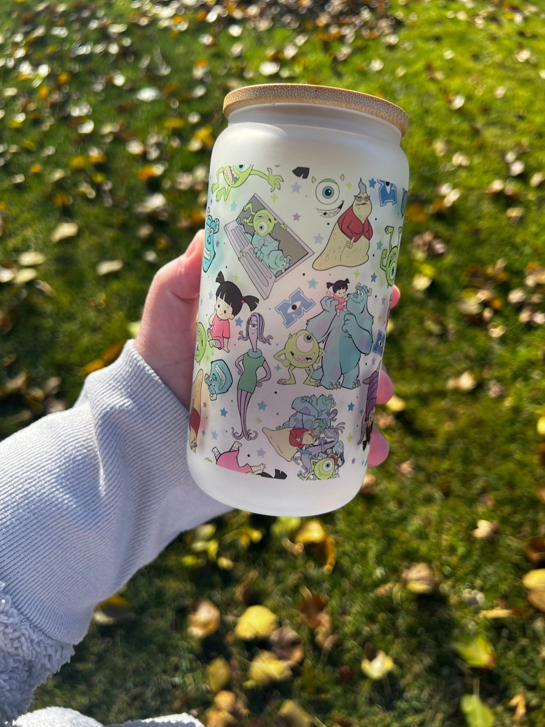 Monsters Libbey Glass Cup / Sublimation Design Libbey Glass Cup - Etsy