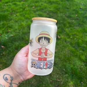 Luffy Libbey Glass Cup - Etsy