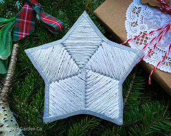 Embroidered Tree Topper - Etsy