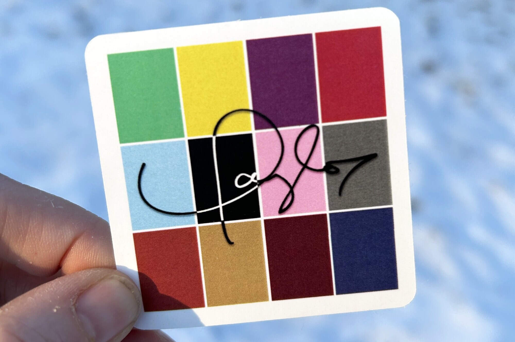 Taylor Swift Eras Color Swatch & Signature Vinyl Autocollant Collection ...