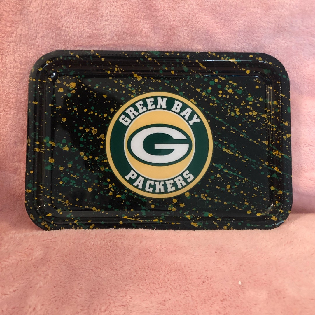 Green Bay Packers Rolling Tray - Etsy