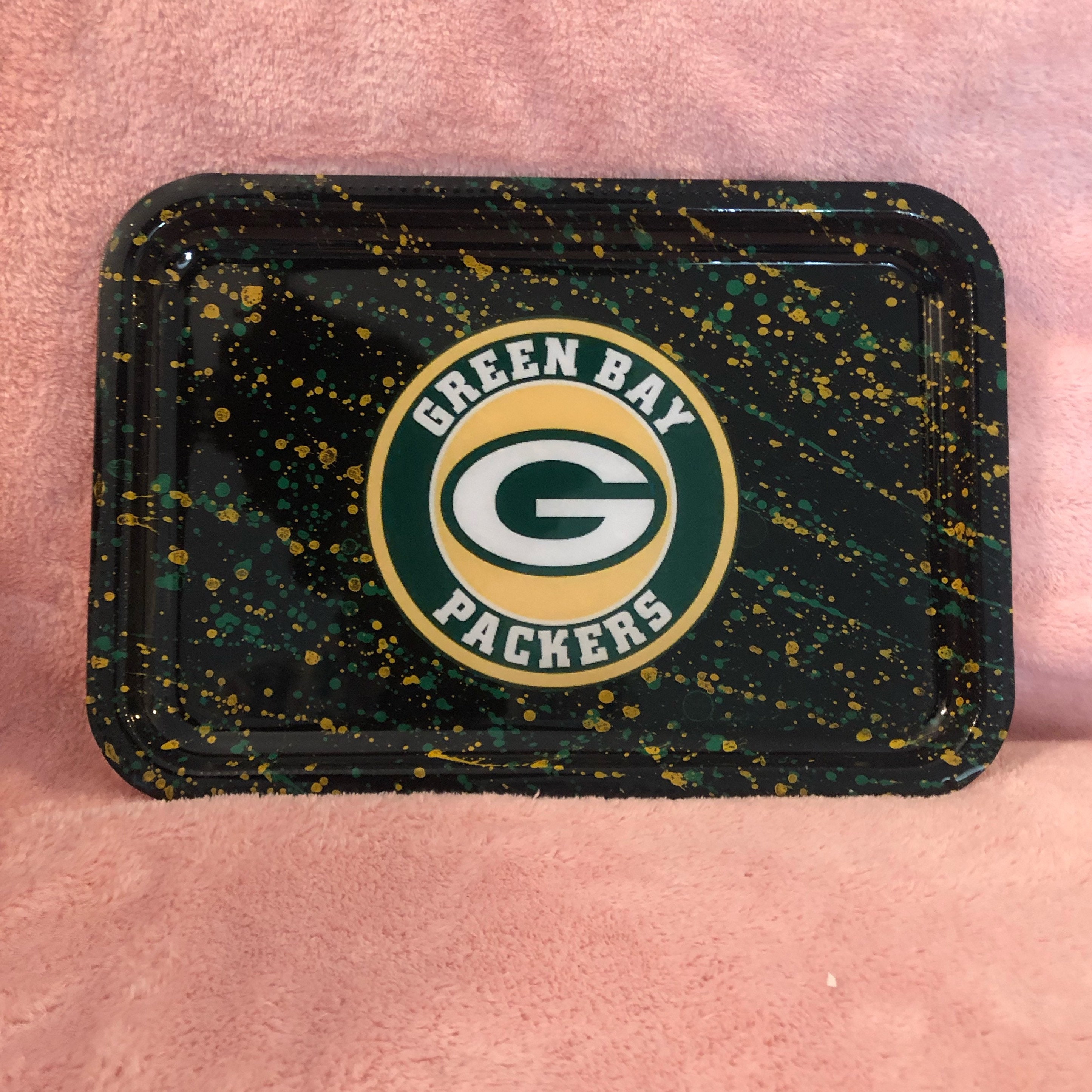 Green Bay Packers Rolling Tray - Etsy