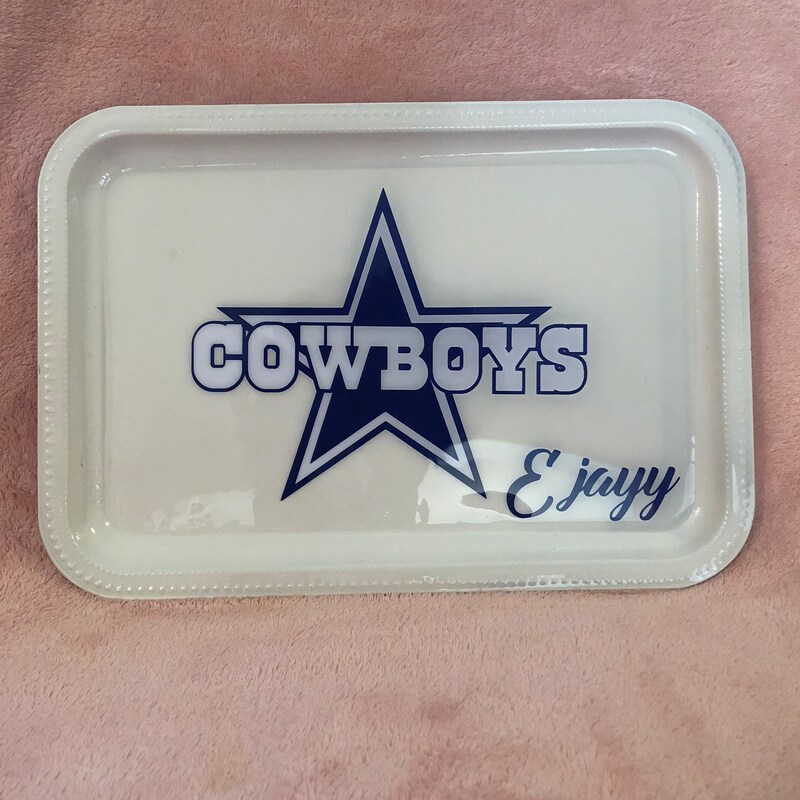 Dallas Cowboys Rolling Tray - Etsy