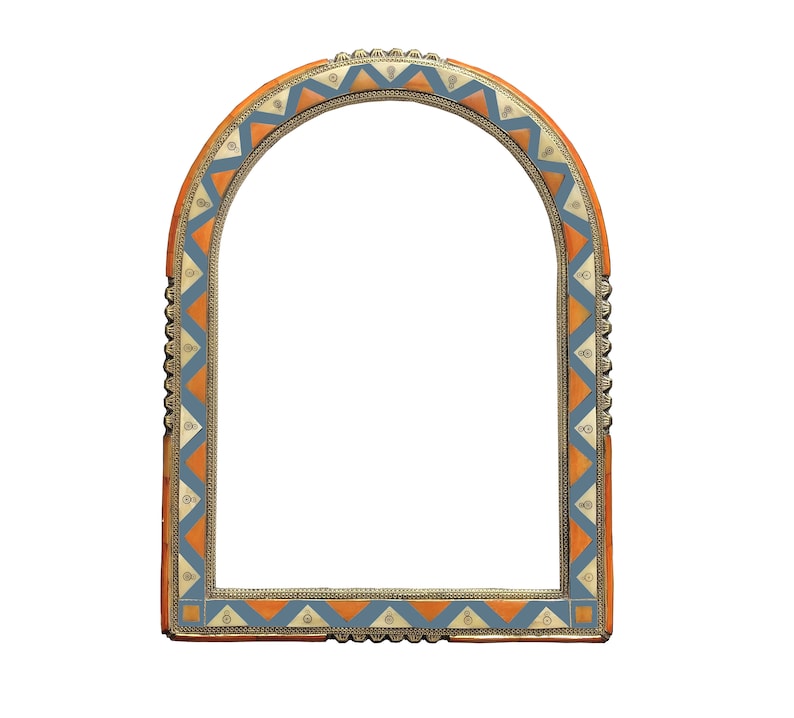 Bleu Traditional Arched Mirror for Classic Decor Exquisite Design and ...