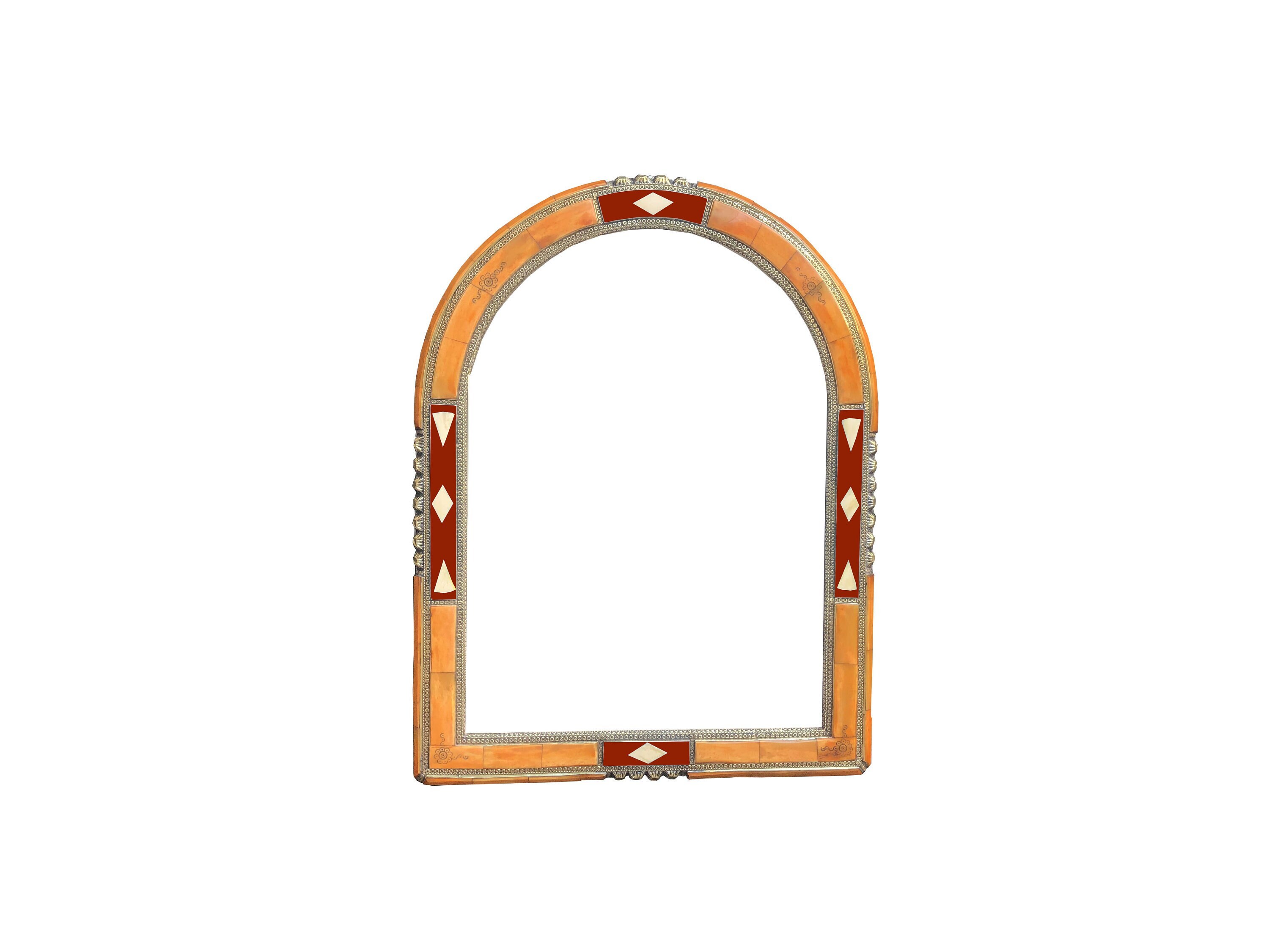 Rustic Resin & Copper Vanity Mirror Set: Arched Wall Decor Hanging ...
