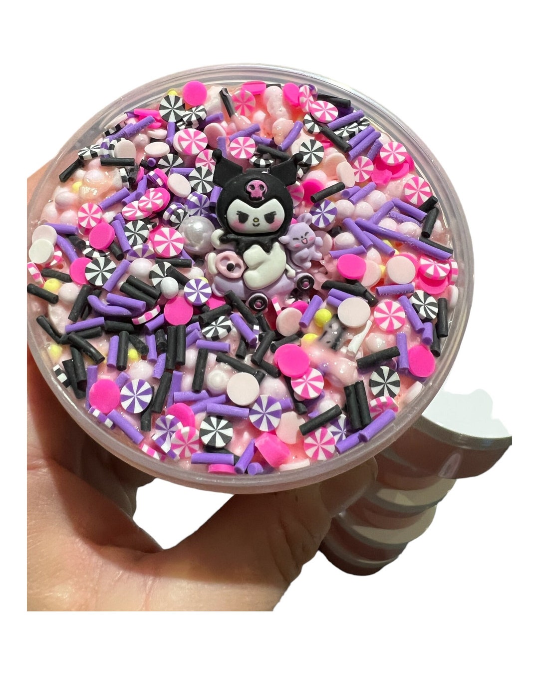 Kuromi Floam Bead Slime Crunchy Slime Birthday Gift Idea - Etsy