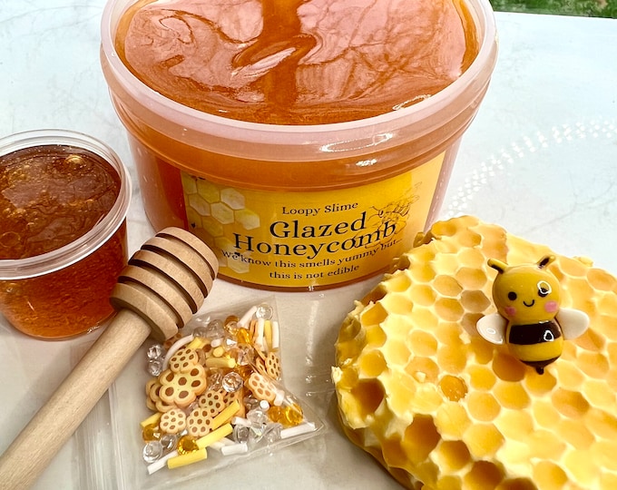 Glazed Honeycomb Diy, Wax Coated Honeycomb, Scented Jelly Slime, Slime ...