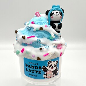 DIY Panda Latte Slime Kit, Clay Add On, Sprinkles, Charms, Slime Shop ...