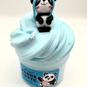 DIY Panda Latte Slime Kit Clay Add On Sprinkles Charms - Etsy