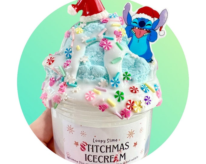 Ice Cream Stitchy Slime Kit, Slime Kit, Sensory Toy, Christmas Gift ...