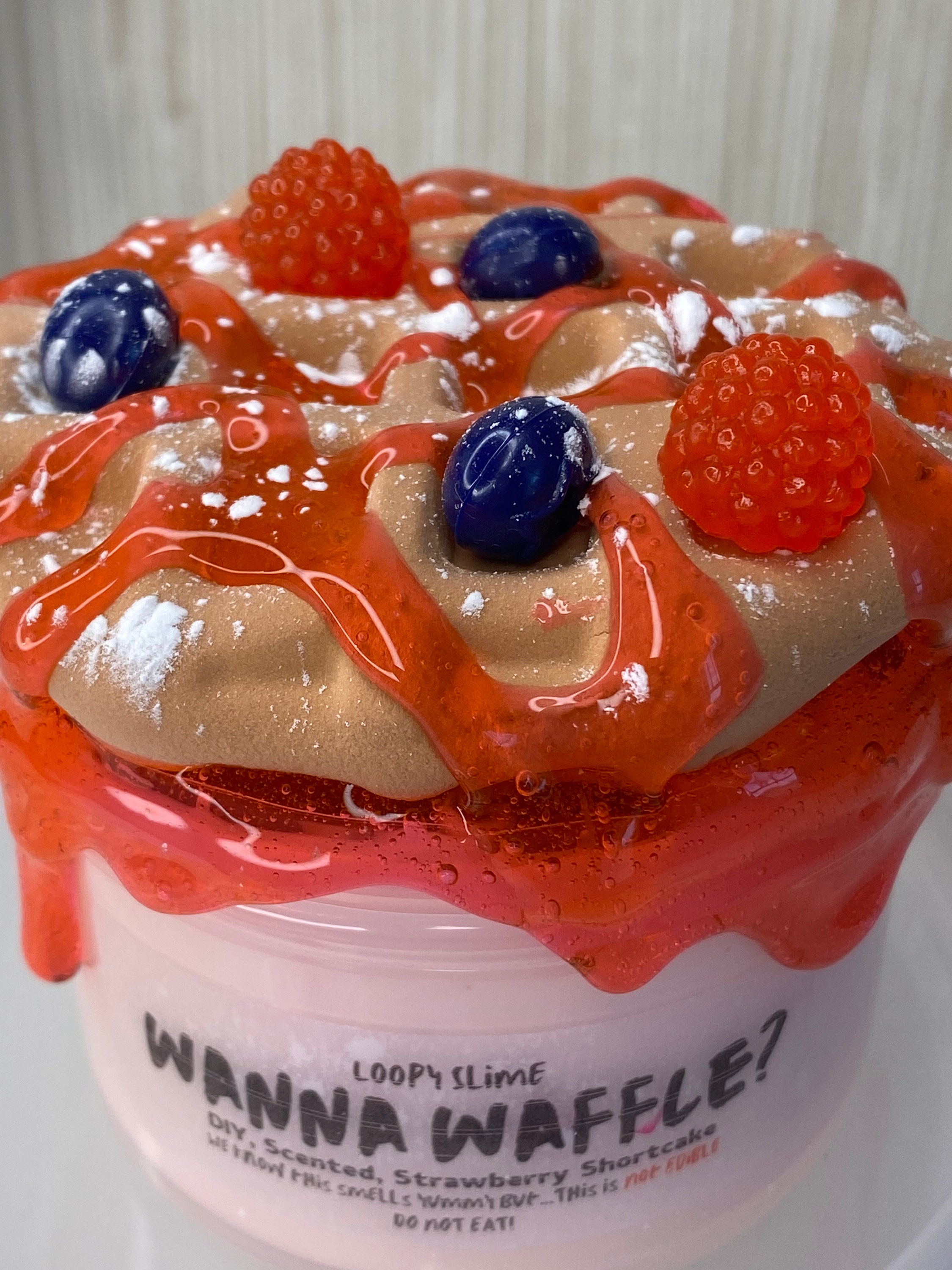 Wanna Waffle Slime DIY Waffle Slime Slime Shop Scented - Etsy