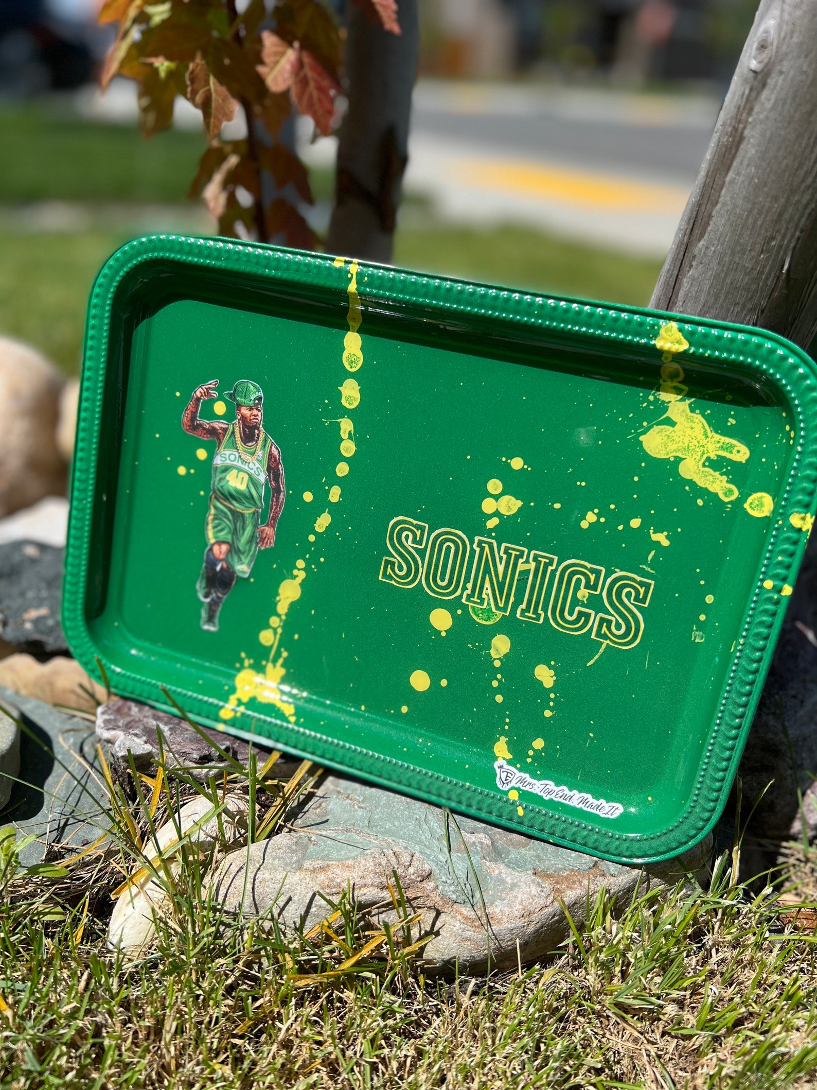 Seattle Super Sonics Rolling Tray/decorative Tray - Etsy