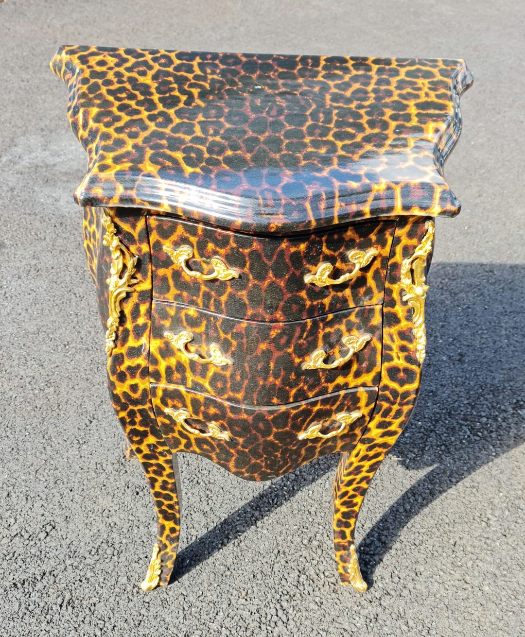 Leopard Chest of Drawers Table - Etsy