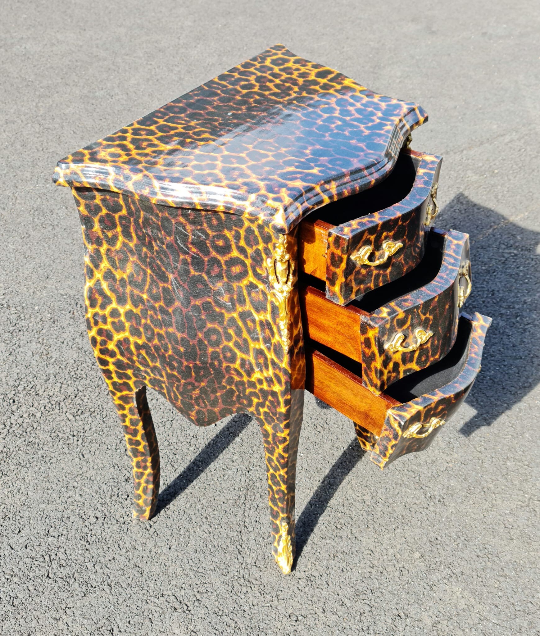 Leopard Chest of Drawers Table - Etsy