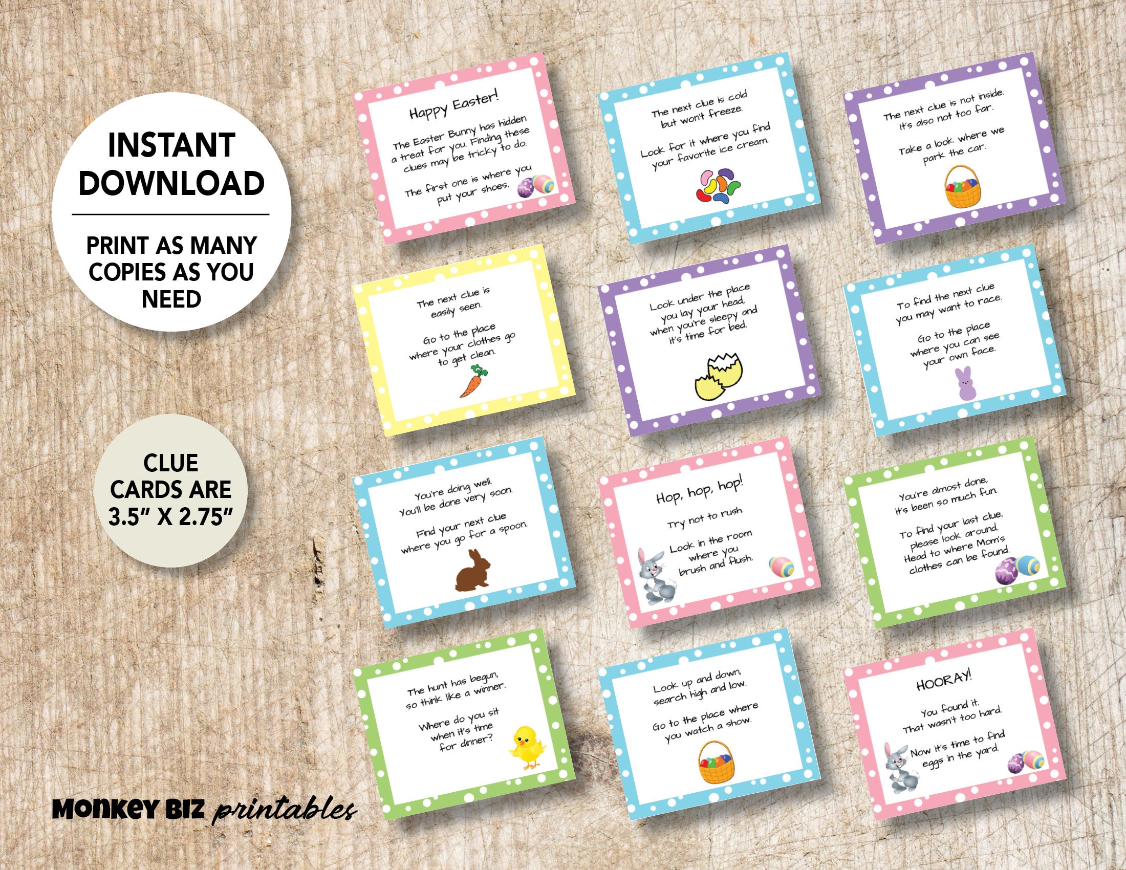 Easter Game and Activity Bundle Printables | Treasure Hunt | Easter Egg ...