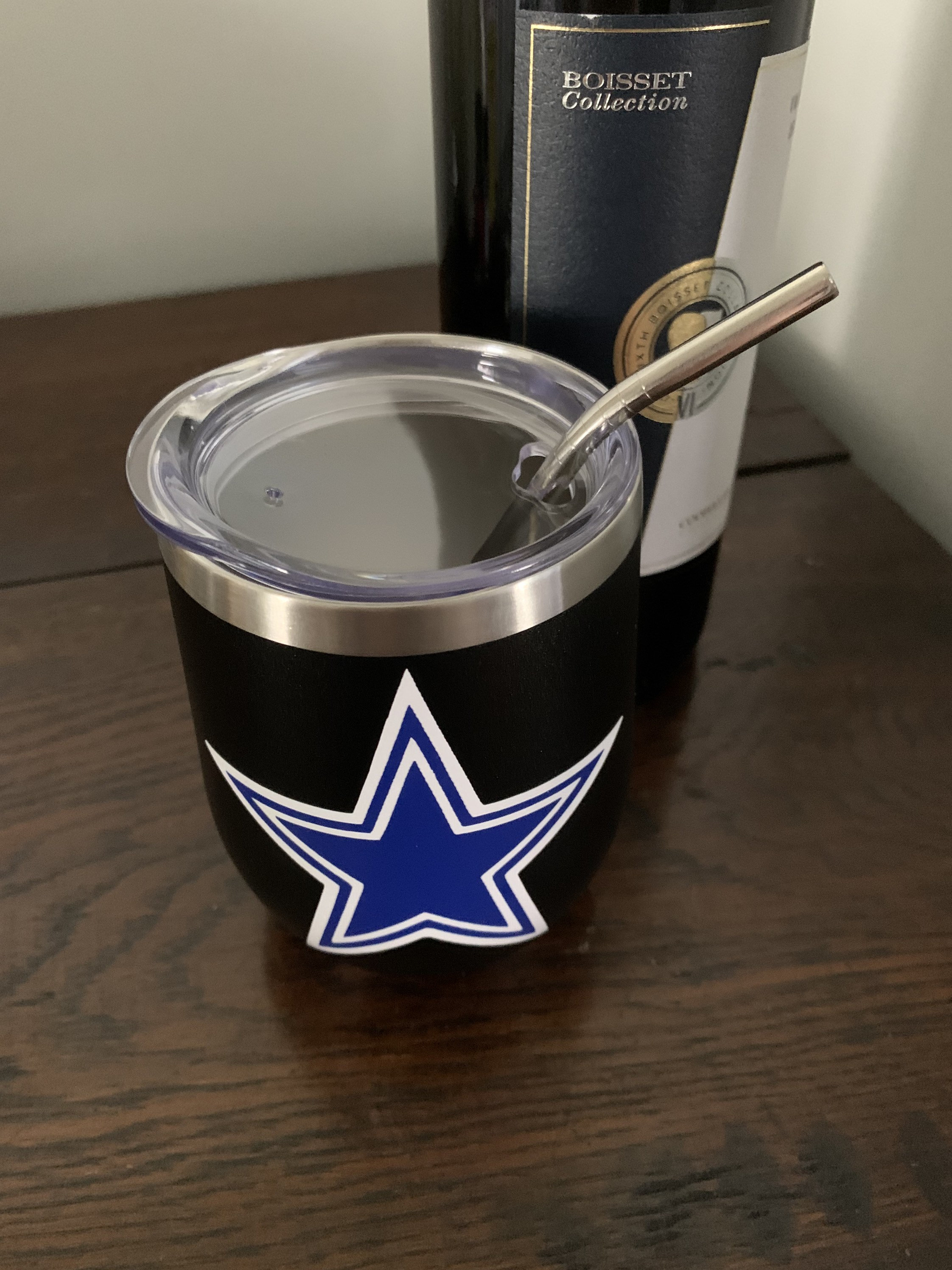 Dallas Football Star - Wine Tumbler - Etsy