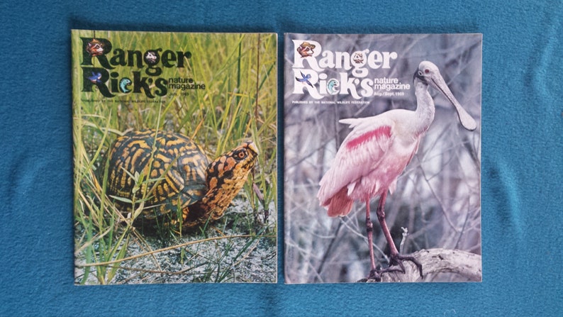 1969 Vintage Ranger Rick Magazines - Seven of Ten Issues, Awesome for ...