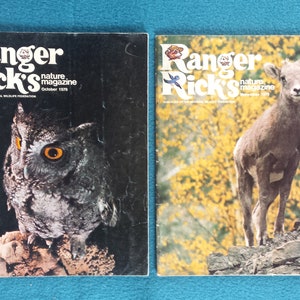 1970 Vintage Ranger Rick Magazines - 9 of Ten Issues, Awesome for Kids ...