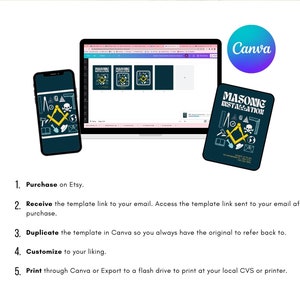 Masonic Event Invitation or Digital Freemason Printable Entered ...