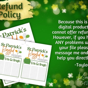 St Patrick's Day Boggle Game | Printable Game | St Pats Instant ...