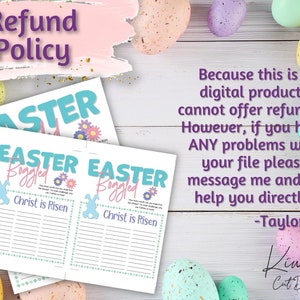 Easter Boggled Game Instant Digital Download Printable for Kids ...