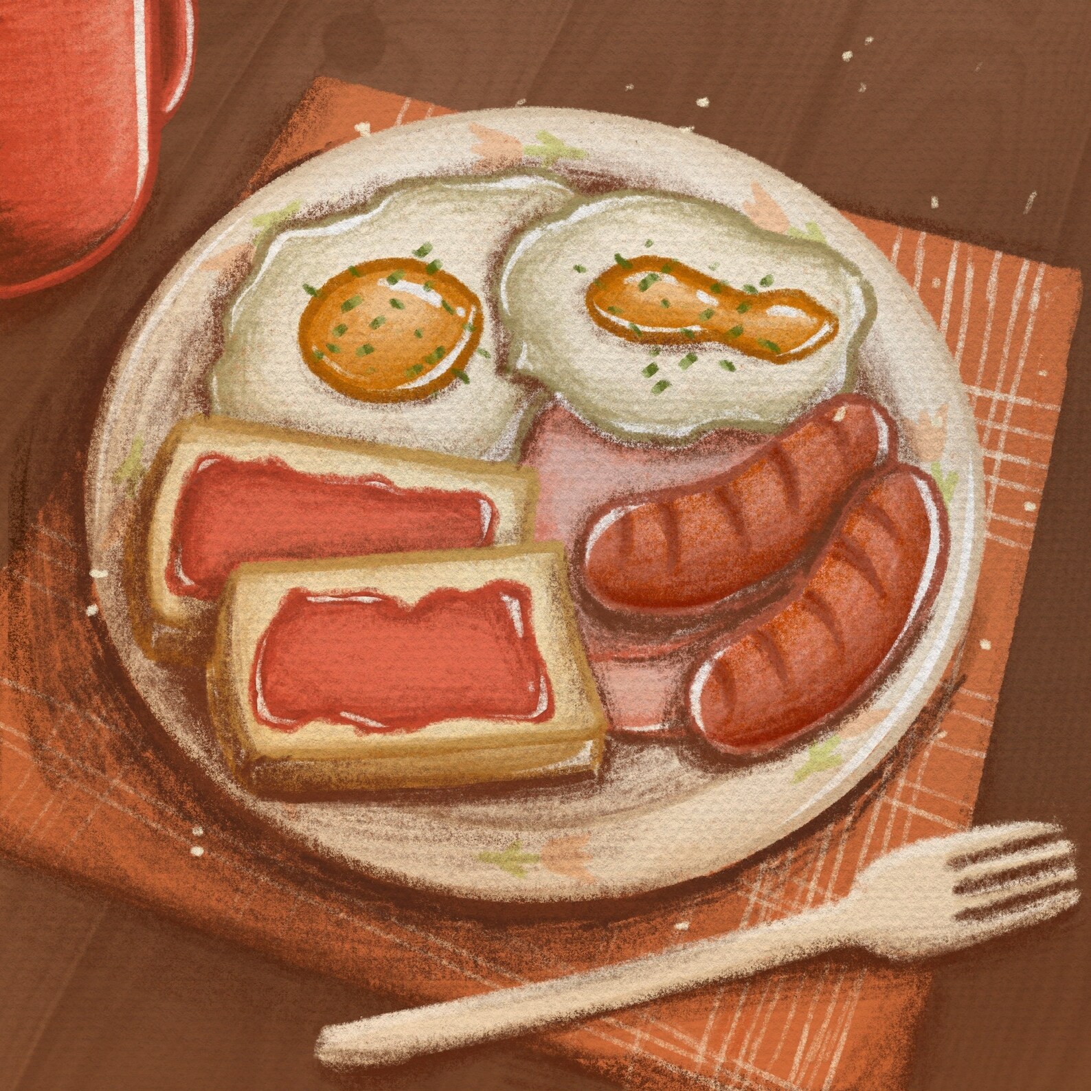 English Breakfast | Printable Wall Art | Digital Download | Instant ...