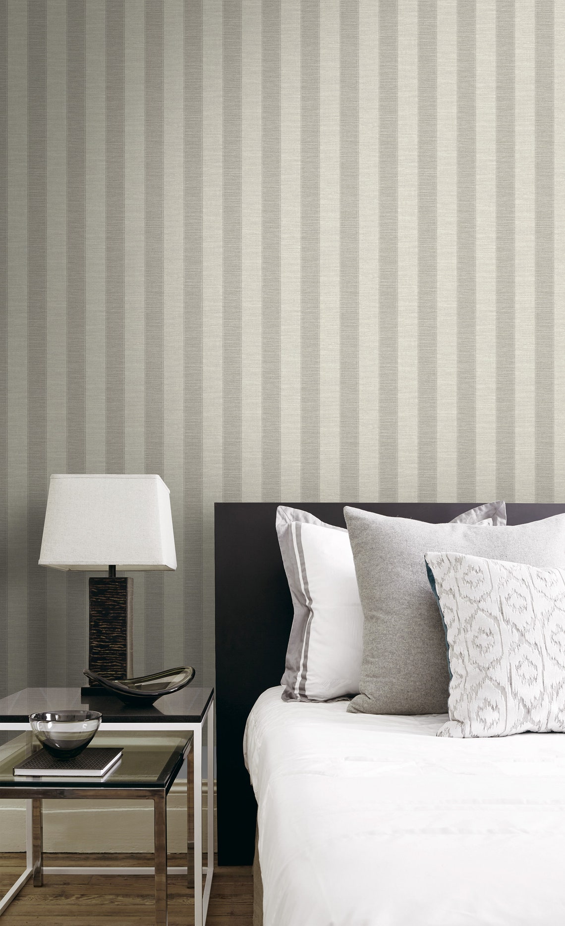 Casa Mia Texture Stripes Paper Non-pasted Strippable Wallpaper - Etsy
