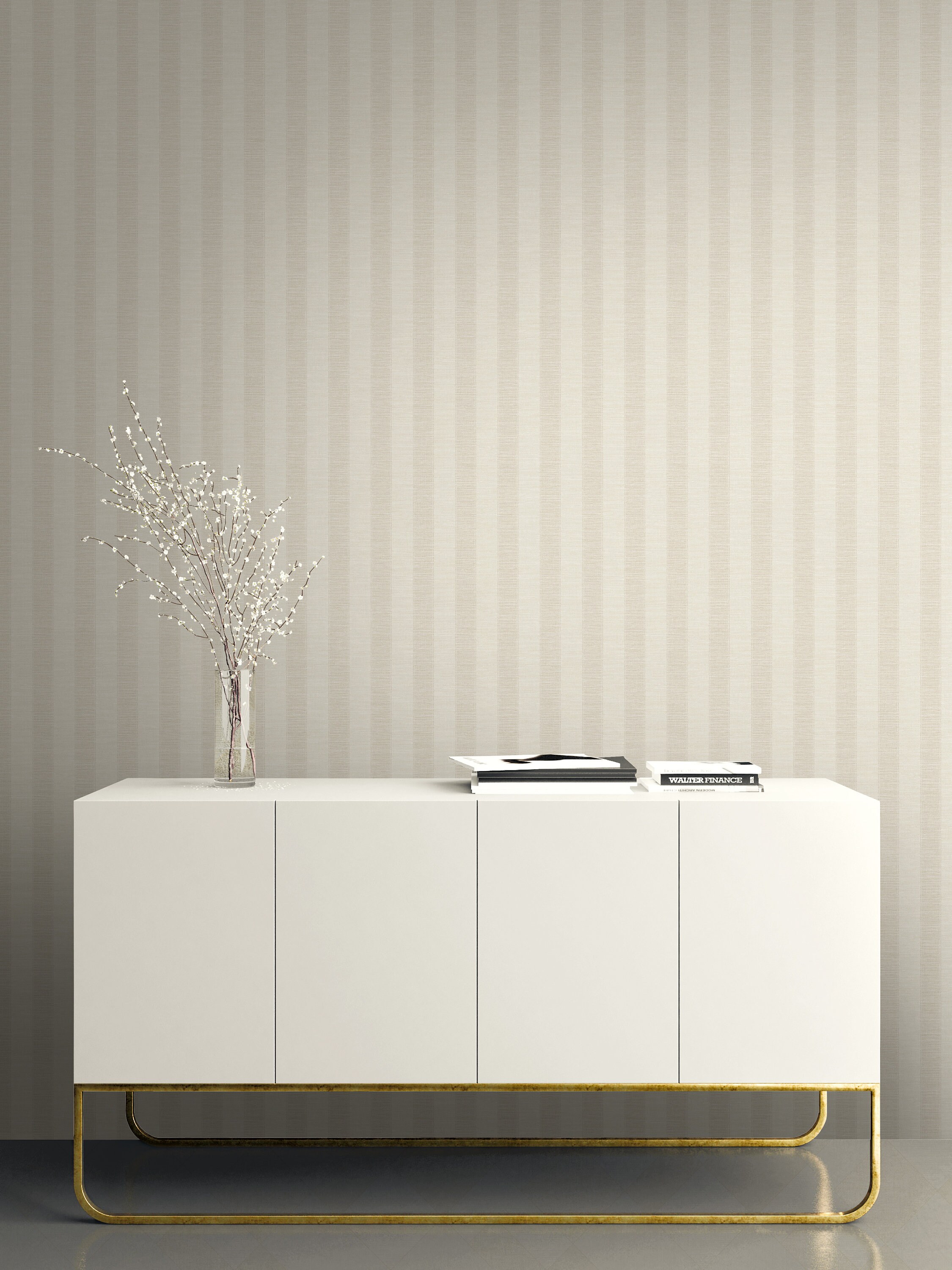 Casa Mia Texture Stripes Paper Non-pasted Strippable Wallpaper Roll ...