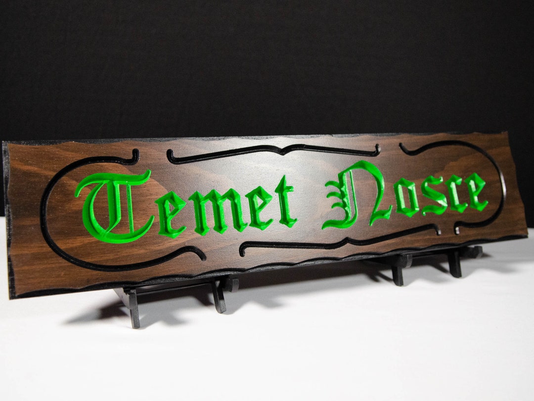 Know Thyself Replica Sign From the Matrix Temet Nosce Oracle - Etsy