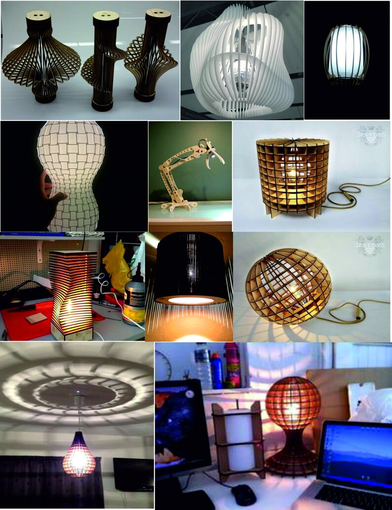 3D Lantern Laser Cut Bundle, 50+ Lamp Lasercut Deisgns, 3D Tealight ...