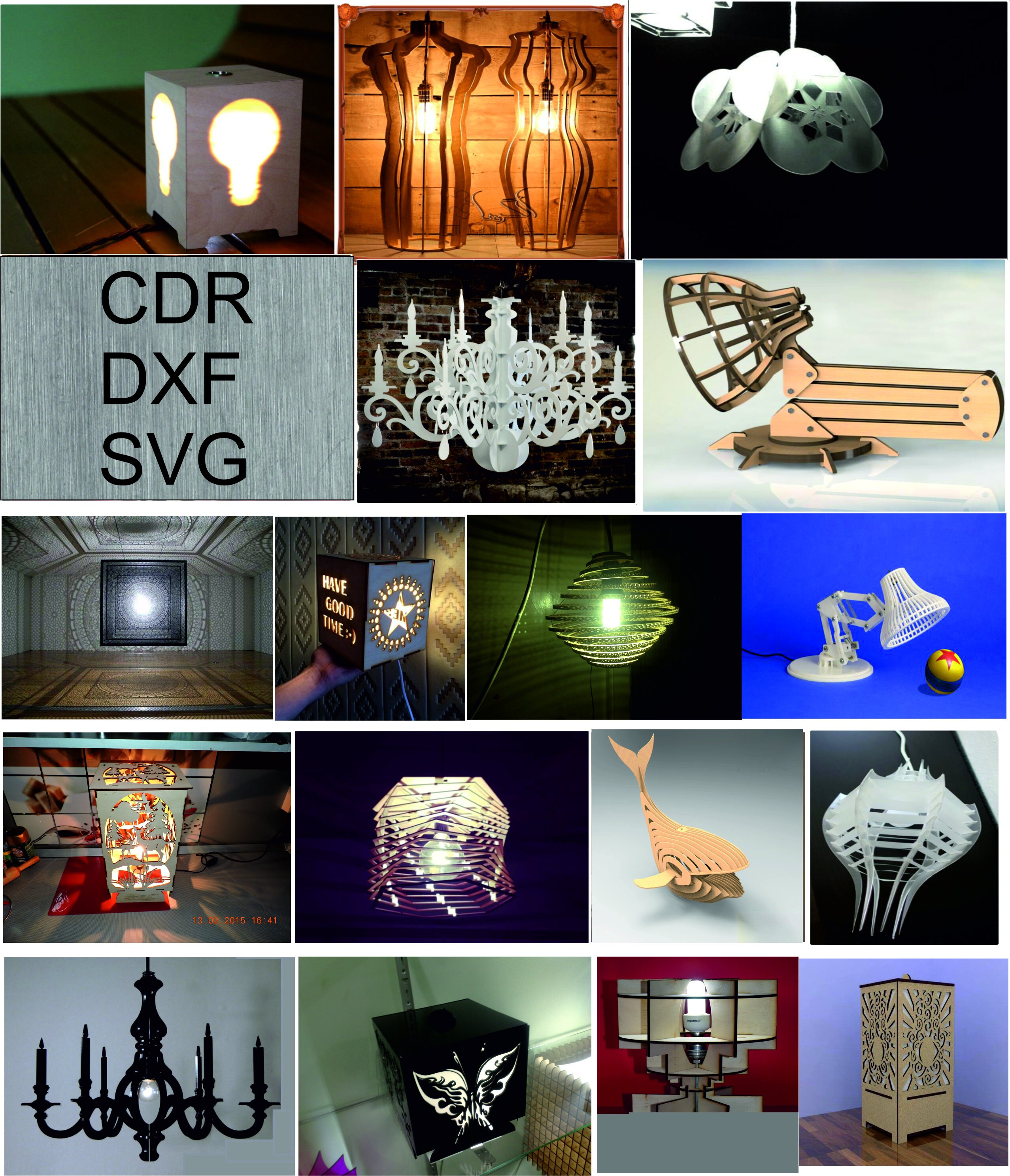 3D Lantern Laser Cut Bundle, 50+ Lamp Lasercut Deisgns, 3D Tealight ...