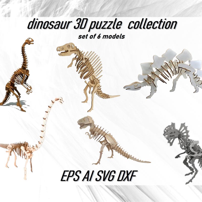 Dinosaur Dxf - Etsy