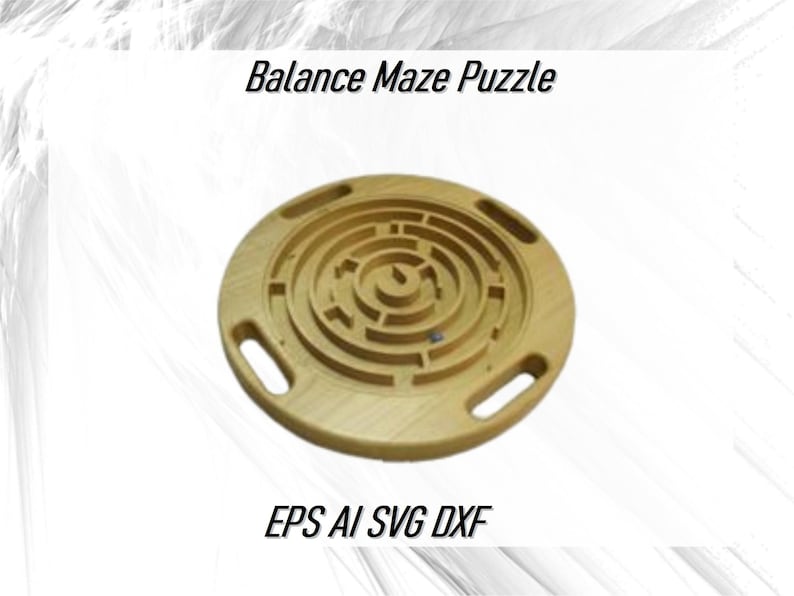 Laser Cut Balance Maze Puzzle Vector Files CDR SVG Dxf,instant Download ...