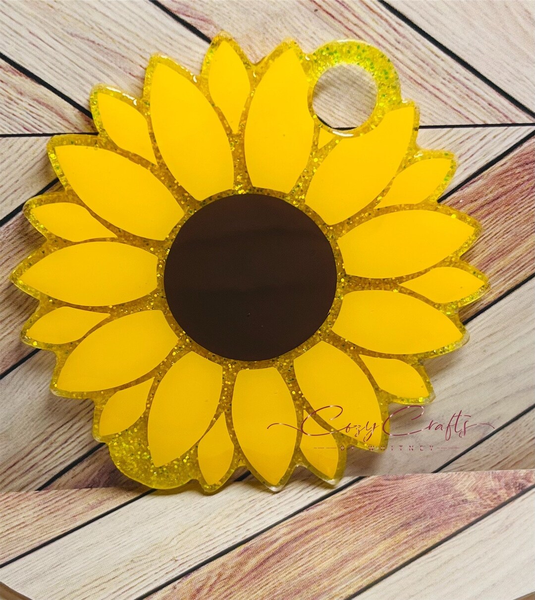 Sunflower Stanley Tag - Etsy